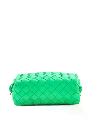 Bottega Veneta Loop Intrecciato Nappa Mini Crossbody Bag - Green