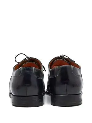 Santoni Leather Oxford Shoes