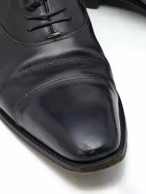 Santoni Leather Oxford Shoes