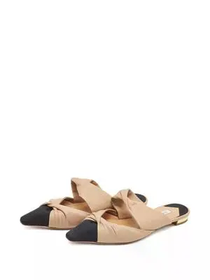 AQUAZZURA Twist-strap Flat Mules