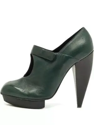 Chloé Platform Leather Booties