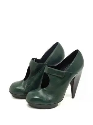 Chloé Platform Leather Booties