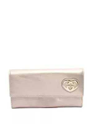 Gucci 2010s Lovely Bifold Leather Wallet - Neutrals