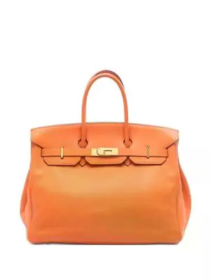 Hermès Birkin 35 Handbag - Orange