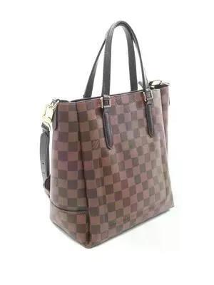LOUIS VUITTON Belmont Check-pattern Tote Bag