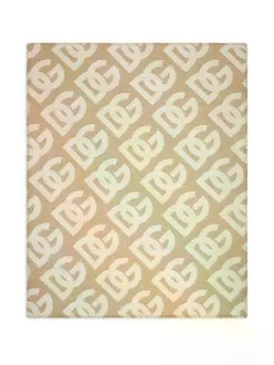 Dolce & Gabbana Patterned Blanket - Neutrals