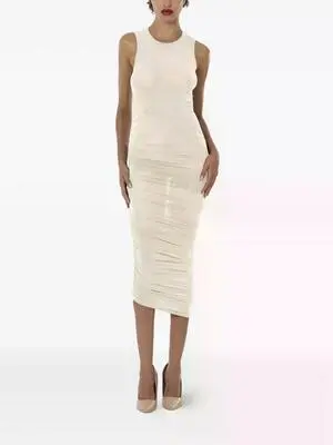 Wolford Drape Midi Dress - Neutrals