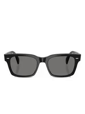 Oliver Spencer Ryce Square-frame Sunglasses - Black