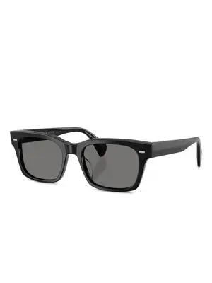 Oliver Spencer Ryce Square-frame Sunglasses - Black
