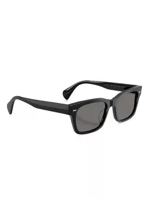 Oliver Spencer Ryce Square-frame Sunglasses - Black