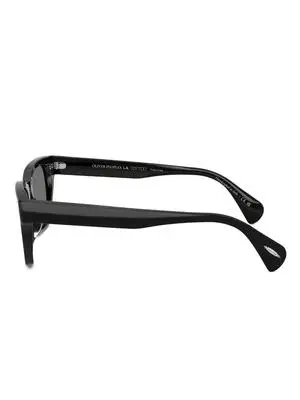 Oliver Spencer Ryce Square-frame Sunglasses - Black