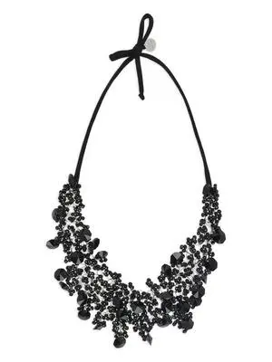 MARIA CALDERARA Crystals Tie Necklace
