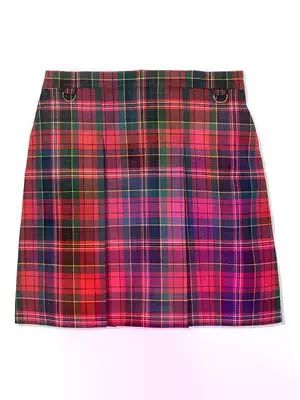Undercover Check Buckle Skirt