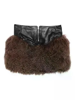 COWBOYS OF HABIT Zip Top Mini Skirt