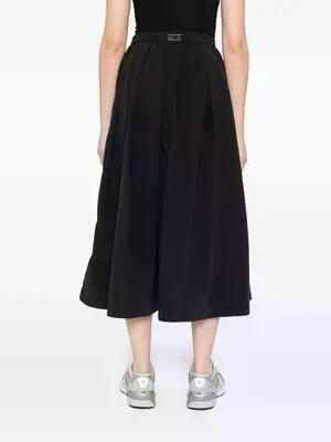 AND WANDER Logo-embroidered Skirt