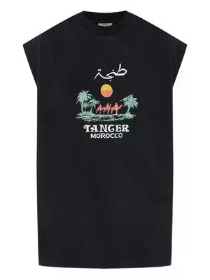 Vetements Graphic Sleeveless T-shirt
