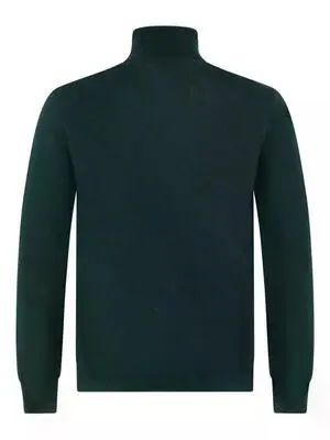 FRANZESE COLLECTION Ribbed Turtleneck Sweater - Green