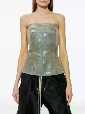 Rick Owens Sequin Panelled Top