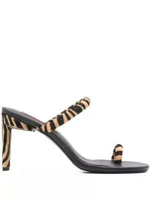 SIMONMILLER Zebra-pattern Heeled Sandals
