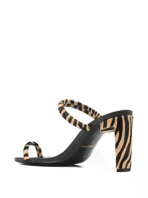 SIMONMILLER Zebra-pattern Heeled Sandals