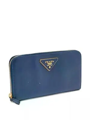 Prada Saffiano-leather Logo Wallet