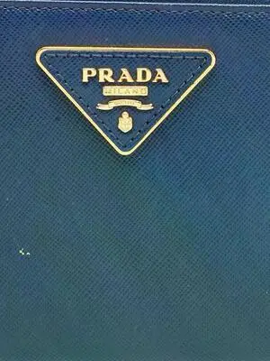 Prada Saffiano-leather Logo Wallet