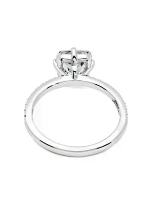 JEWELS AFICIONADO 18k White Gold Diamond Engagement Ring