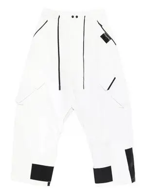 Templa Drawstring Ski Trousers - White