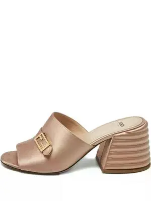 Fendi High Heel Mules Clogs For Women