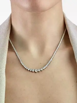 JEWELS AFICIONADO Diamond Tennis Necklace