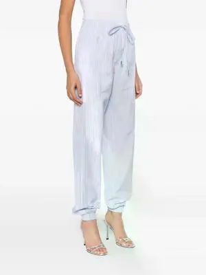 Attico Stripe Pull-on Track Pants - White