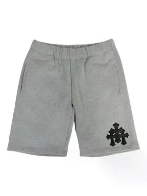 Chrome Hearts Cross-patch Track Shorts - Grey