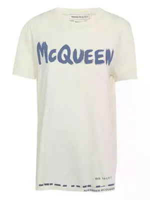 Alexander Mcqueen Cut Out T-shirts For Women