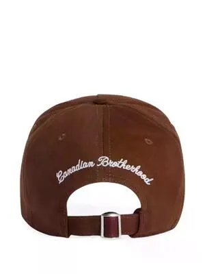 Dsquared2 Signature Embroidered Baseball Cap - Brown