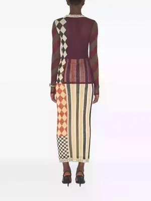 Jean Paul Gaultier Patchwork Long-sleeved Top