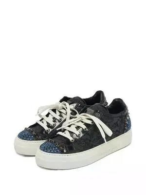 Philipp Plein Panelled Studded Sneakers