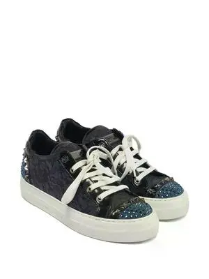 Philipp Plein Panelled Studded Sneakers