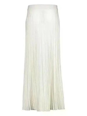 Balmain Pleated Knitted Maxi Skirt