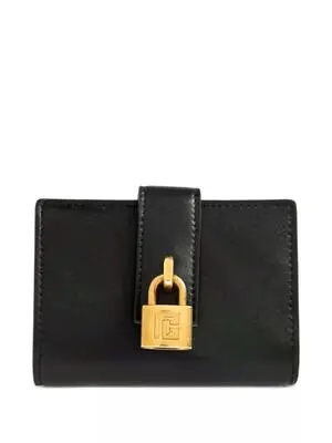 Balmain Padlock-detail Wallet - Black