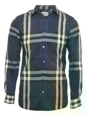 Men's Burberry Blue Shirts