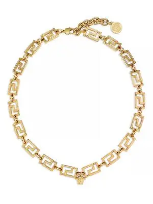 Versace Greca Medusa Necklace - Gold