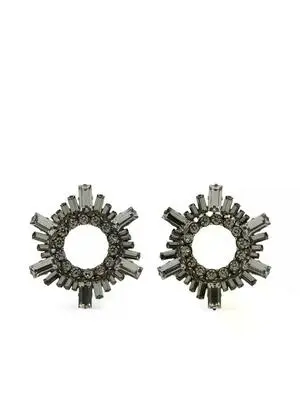 Amina Muaddi Begum Earrings - Grey