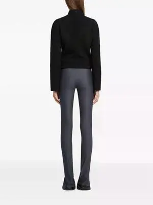 COURREGES Buckle-detail Tweed Jacket - Black