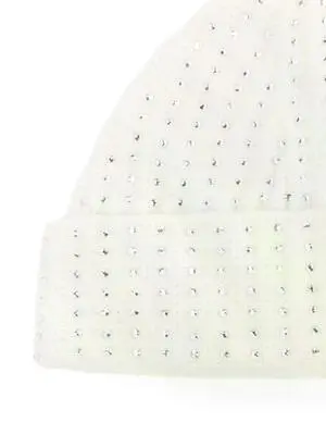 Maje Embellished Beanie - Neutrals