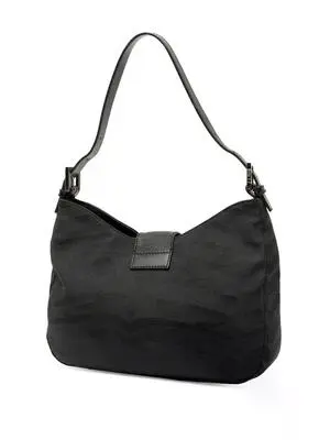 Fendi Ff Zebra Print Canvas Shoulder Bag