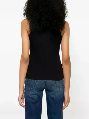 TWINSET Floral Appliqué Tank Top