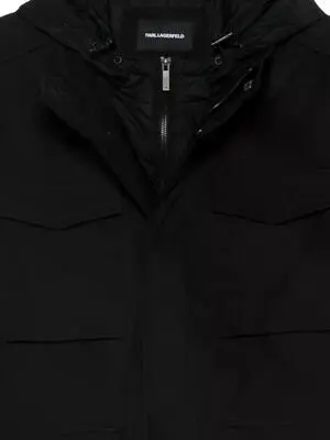 Karl Lagerfeld Flap-pocket Hooded Jacket