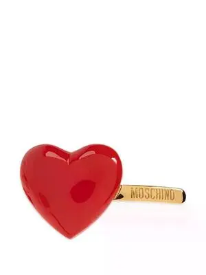Moschino Heart Hair Clip - Gold