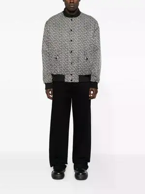 Balmain Patterned Reversible Bomber Jacket
