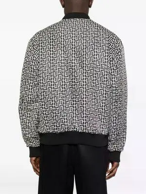 Balmain Patterned Reversible Bomber Jacket